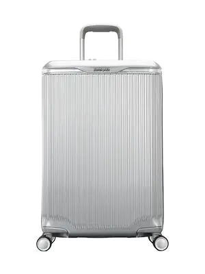 SAMSONITE Silhouette 18 Hardside Medium Spinner Suitcase - Metallic Silver
