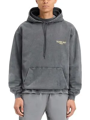 247 BY REPRESENT Name' Represent Team Oversized Pullover Hoodie - Pewter