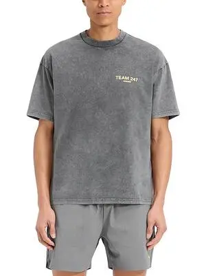 247 BY REPRESENT Represent Team Oversized Tee - Pewter