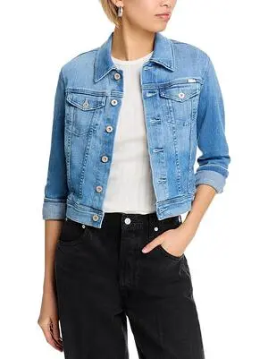 AG Crop Denim Jacket