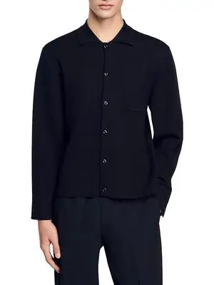 Sandro Knit Cardigan - Black