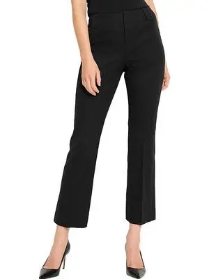 NIC+ZOE Plaza Ankle Bootcut Pants - Black Onyx