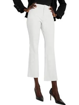 NIC+ZOE Plaza Ankle Bootcut Pants - Paper White