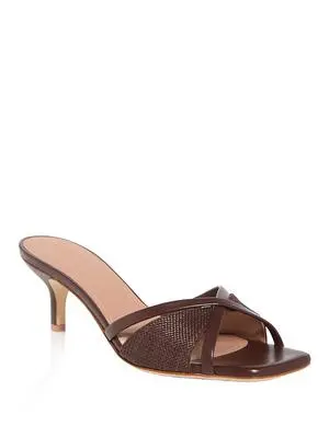 MALONE SOULIERS Penn Slide Sandals - Dark Brown