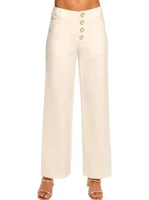 Ramy Brook Marjory Wide Leg Pants - Ivory