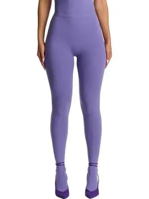 Naked Wardrobe Closed Toe Leggings Lavender