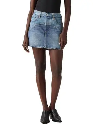 LEVI'S Icon Western Yoke Denim Miniskirt - Ironic Iconic Skirt