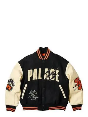 PALACE Tora Tora Varsity Jacket Navy Blue