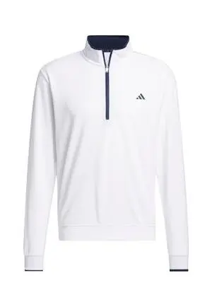 Adidas Lightweight Half-zip Top - White