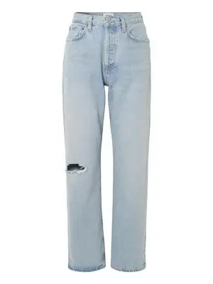 AGOLDE Kelly High-rise Straight-leg Jeans - Blue