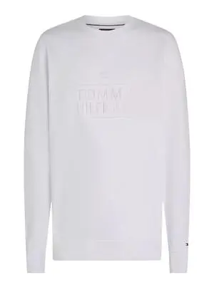 Tommy Hilfiger Logo-embroidered Sweatshirt - White
