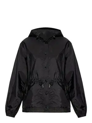 Moncler Crochet-trim Jacket - Black
