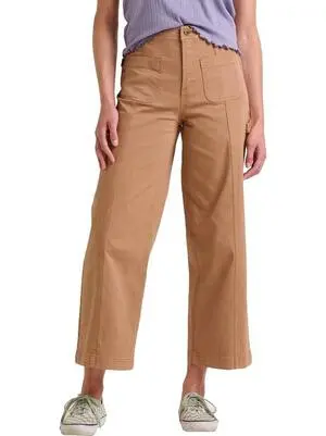 TOAD & CO Linden Wide Leg Pants Tabac