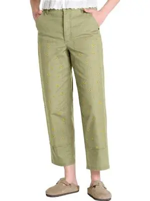 TOAD & CO Juniper Utility Pant - Yucca Embroidery