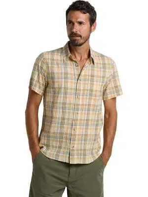 TOAD & CO Fletcher Short Sleeve Shirt - Barley Pattern