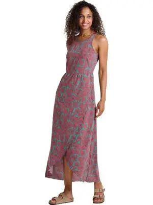 TOAD & CO Toad & Co Sunkissed Maxi Dress Silver Pine Floral Print