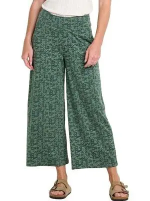 TOAD & CO Chaka Wide Leg Crop Pant - Cilantro Print