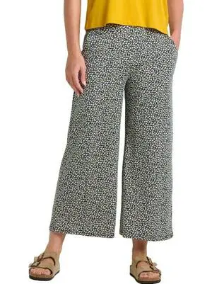 TOAD & CO Chaka Wide Leg Crop Pant - Midnight Print