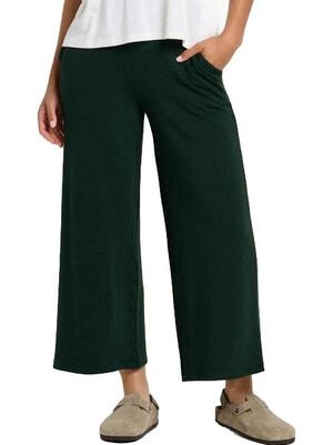 TOAD & CO TOAD & CO Chaka Wide Leg Crop Pant Serrano Texture