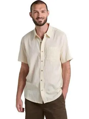 TOAD & CO Airscape Short Sleeve Shirt - Salt Dobby