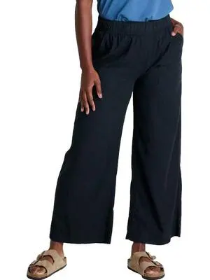 TOAD & CO Taj Hemp Wide-leg Pant - Black