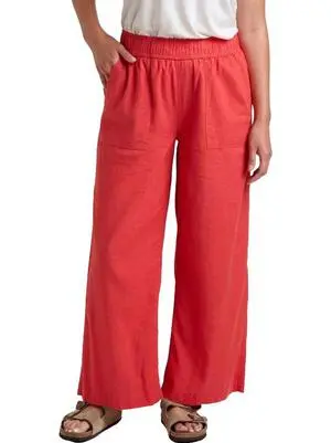 TOAD & CO Taj Hemp Wide-Leg Pant Salamander
