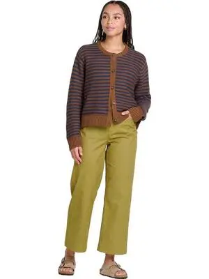 TOAD & CO Toad & Co Earthworks Wide Leg Pant Green Moss