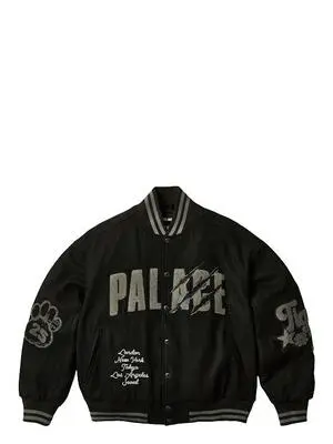 PALACE Tora Tora Varsity Jacket Black