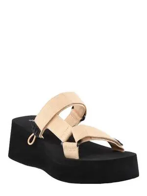 Seychelles Skip To Me Platform Sandal - Beige
