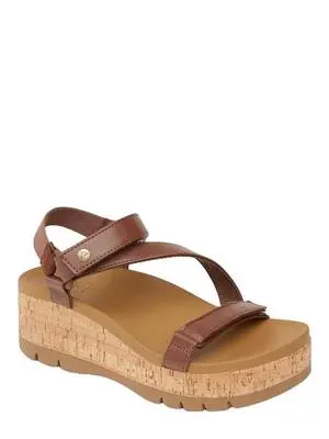 Reef Reef Cushion Tide Higher Platform Sandals Cocoa Cork