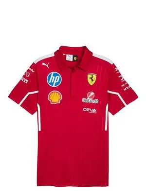 PUMA Scuderia Ferrari Hp 2025 Team Polo Shirt - Red