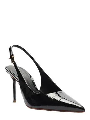 Schutz Schutz Paola Slingback Pointed Toe Pump Black