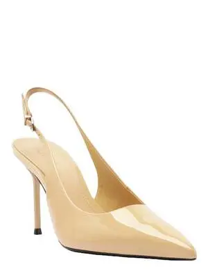 Schutz Schutz Paola Slingback Pointed Toe Pump Buff Beige