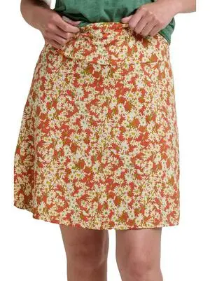 TOAD & CO Toad & Co. Chaka Skirt Mango Daisy Field Print