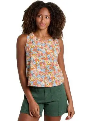 TOAD & CO Button Back Tank - Sunset Print