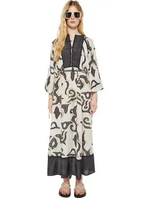 MARIA CHER Joseph Alvarado Long Dress - Black
