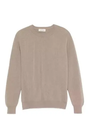 Bruno Manetti Cashmere Crew Neck Sweater - Neutrals