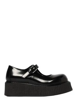Moschino Mary Jane Platform Loafers - Black