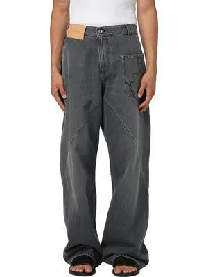 JW Anderson Wide Leg Jeans - Charcoal