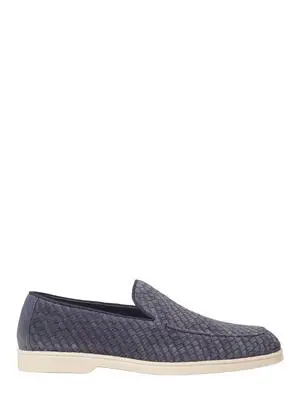 DOUCAL'S Woven Loafers - Blue