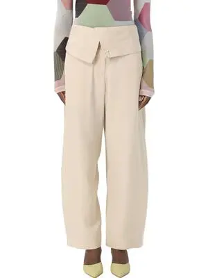 JW Anderson Tailored Wide Leg Trousers - Beige