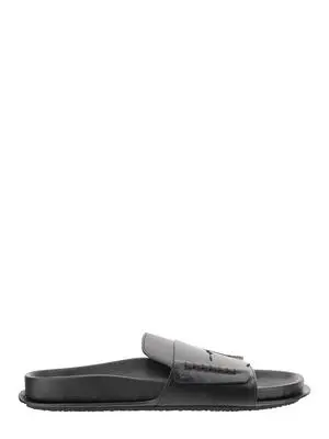 Jacquemus Jacquemus Leather Moccasin Sandal Black