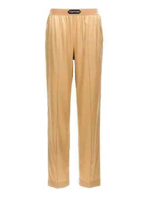 TOM FORD Tom Ford Silk Pants Beige