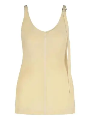 Sportmax Waser Viscose Tank Top - Ivory