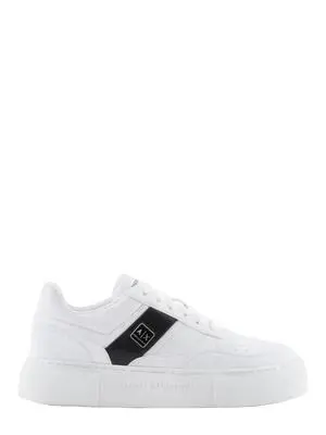 Armani Exchange Logo Sneakers - White