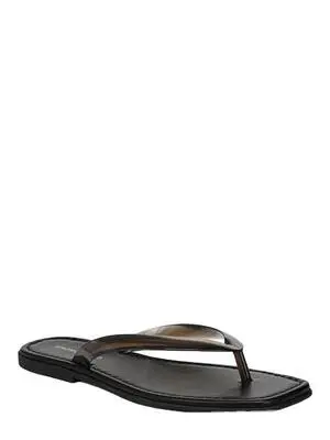 Veronica Beard Clea Flip Flop By Veronica Beard Black