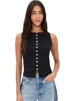 Free People Tilly Vest - Black