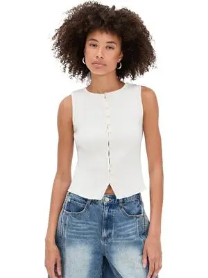 Free People Tilly Vest - Ivory