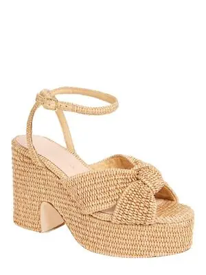 LOEFFLER RANDALL Liza Platform Sandals - Natural