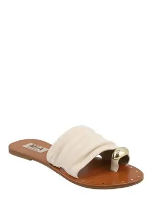 Mia MIA Limited Edition Tiffani Slide Sandal Bone